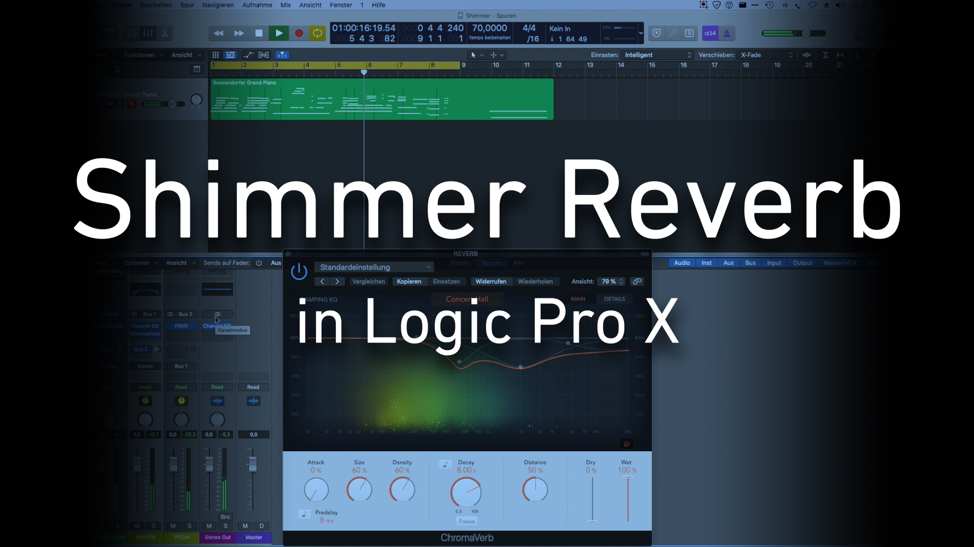 How to build a Shimmer Reverb in Logic Pro X | Chillerstadt